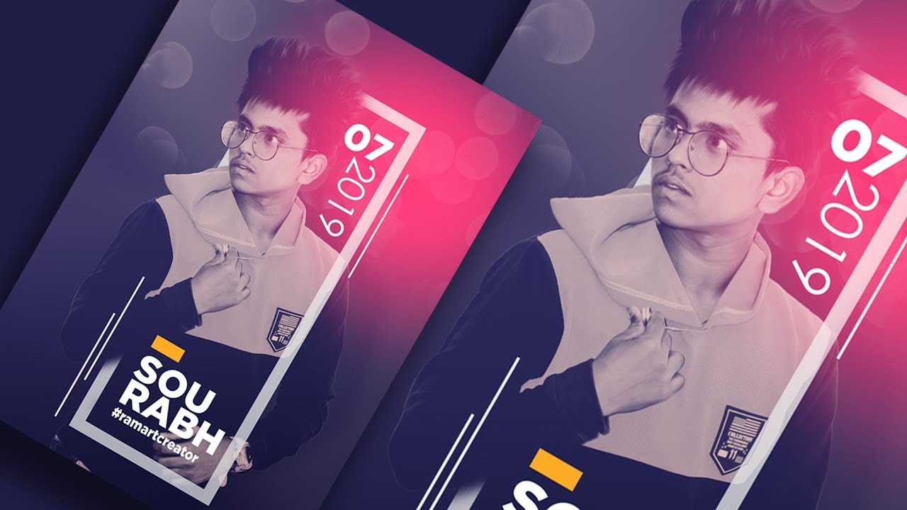 Gradient poster design Adobe Photoshop cc Tutorials | Dieno Digital ... Gradient poster design Adobe Photoshop cc Tutorials | Dieno Digital ...