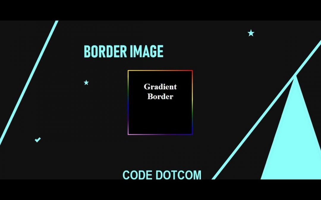 How To Create Border Gradient Only Css Tricks Make Border Image Using Html Tips Dieno