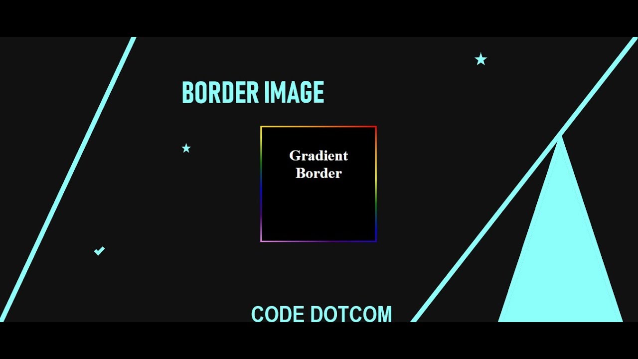 How To Create Border Gradient Only Css Tricks | Make Border Image Using ... How To Create Border Gradient Only Css Tricks | Make Border Image Using ...