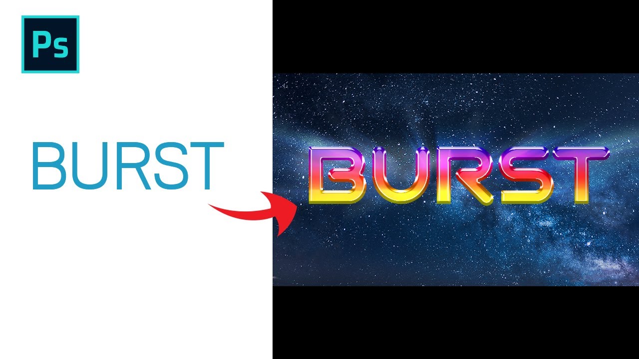 How to Burst text use in adobe Photoshop CC | Dieno Digital Marketing ...