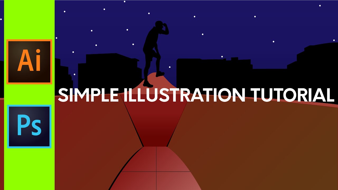 How to illustrate illustration tutorial#02.Using Adobe Illustrator and ...