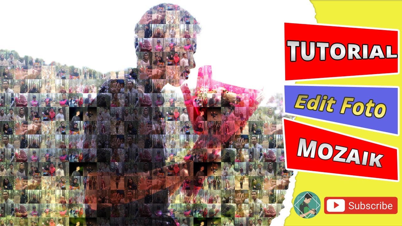 TUTORIAL EDIT FOTO KEKINIAN ALA MOZAIC ADOBE PHOTOSHOP | Dieno Digital ...
