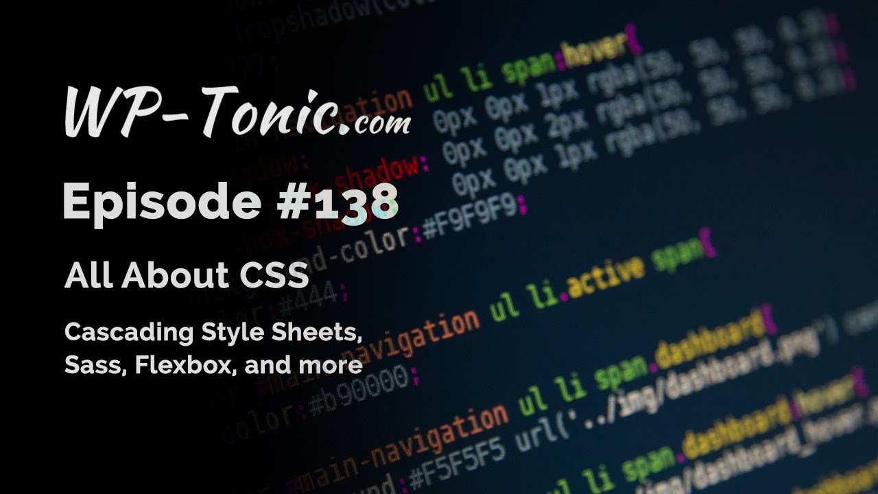 138 WP-Tonic: All About CSS | Dieno Digital Marketing Services