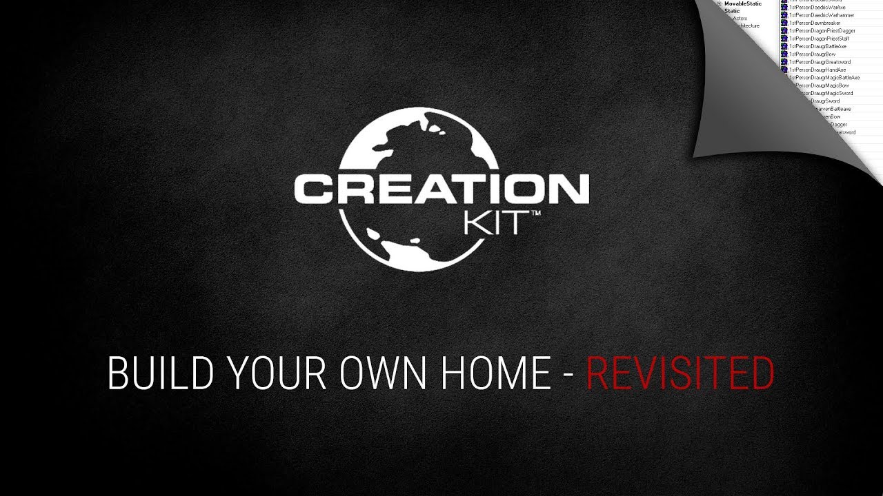 Do It Yourself – Tutorials – Creation Kit Tutorial (Build Your Own Home ... Do It Yourself – Tutorials – Creation Kit Tutorial (Build Your Own Home ...