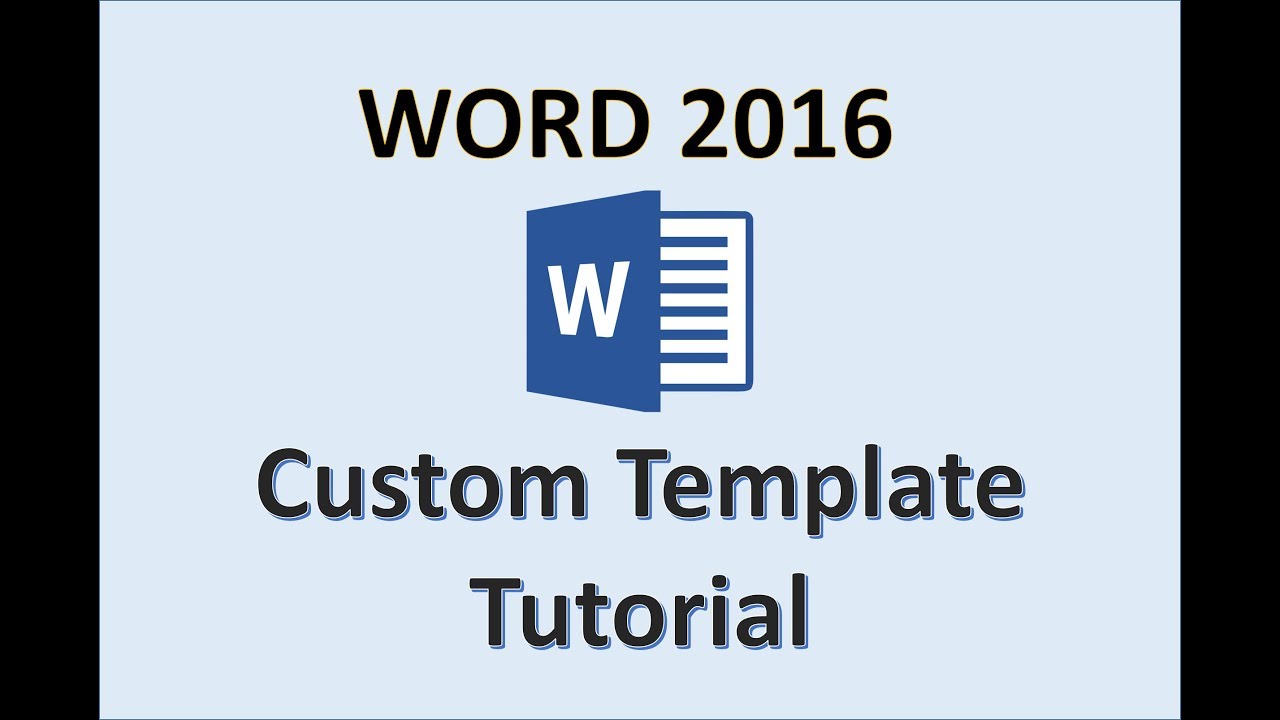 Do It Yourself – Tutorials – Word 2016 – Creating Templates – How To ... Do It Yourself – Tutorials – Word 2016 – Creating Templates – How To ...