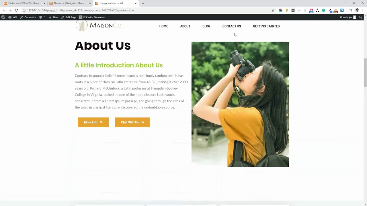 How To Create Sticky Navigation In Elementor Landing Page On Scroll Menu In Elementor Tutorial