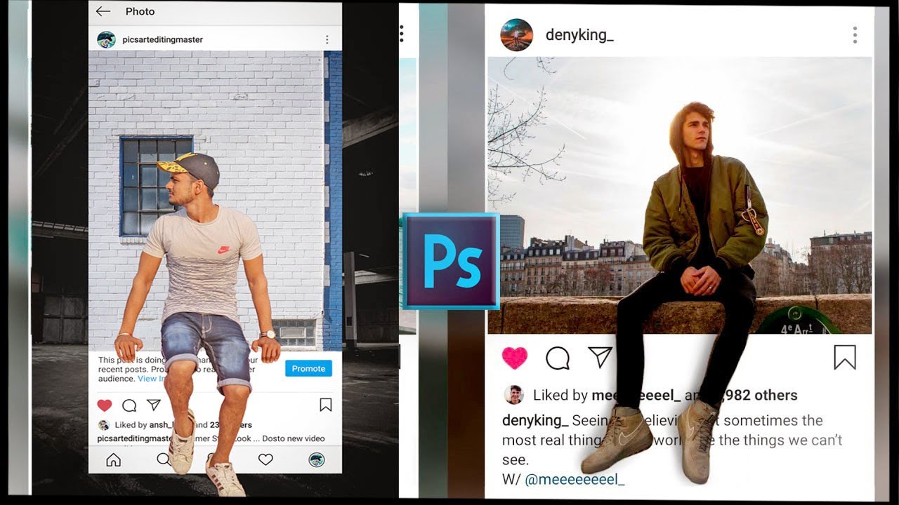 Adobe Photoshop 3D Instagram Viral Photo Editing Tutorial 2020|Best ...