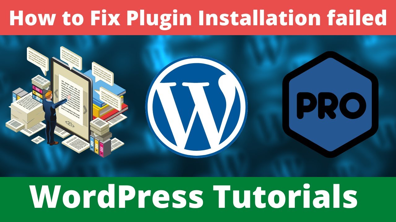 Solve WordPress Plugin Installation Error Occurring on Localhost | Fix ... Solve WordPress Plugin Installation Error Occurring on Localhost | Fix ...