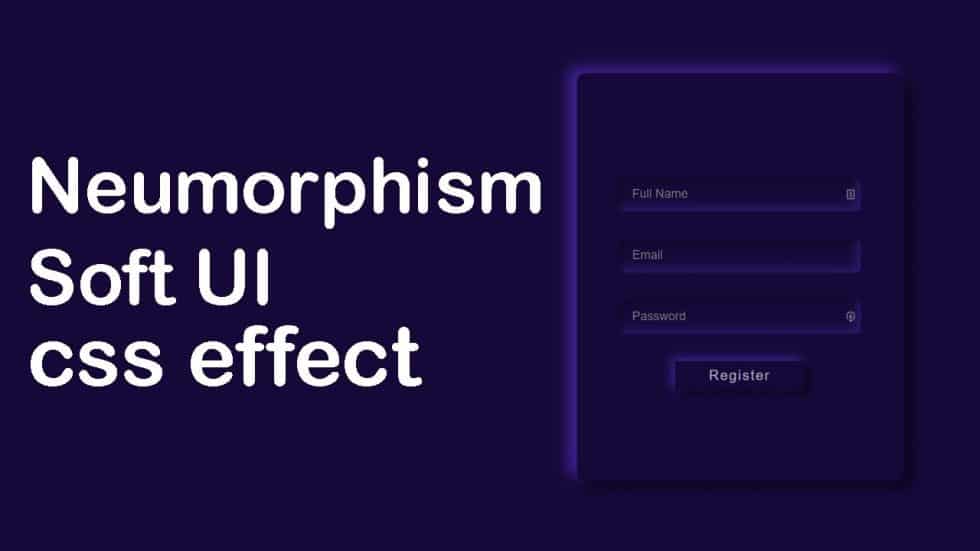 Soft UI Neumorphism Form With CSS | Neumorphism CSS Effect | Web Cifar 2020 | Dieno Digital ...
