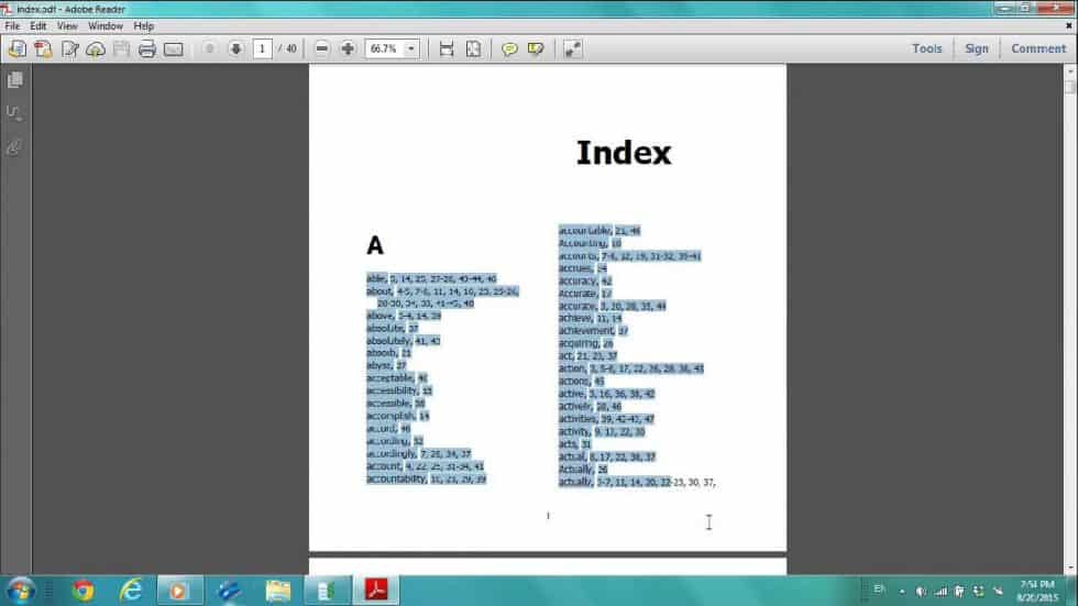 Do It Yourself – Tutorials – PDF Index Generator Software: How can i ...