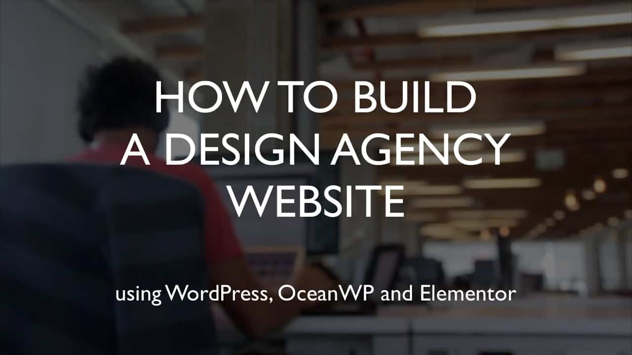 Do It Yourself – Tutorials – How to build a design agency website | WordPress | OceanWP ...