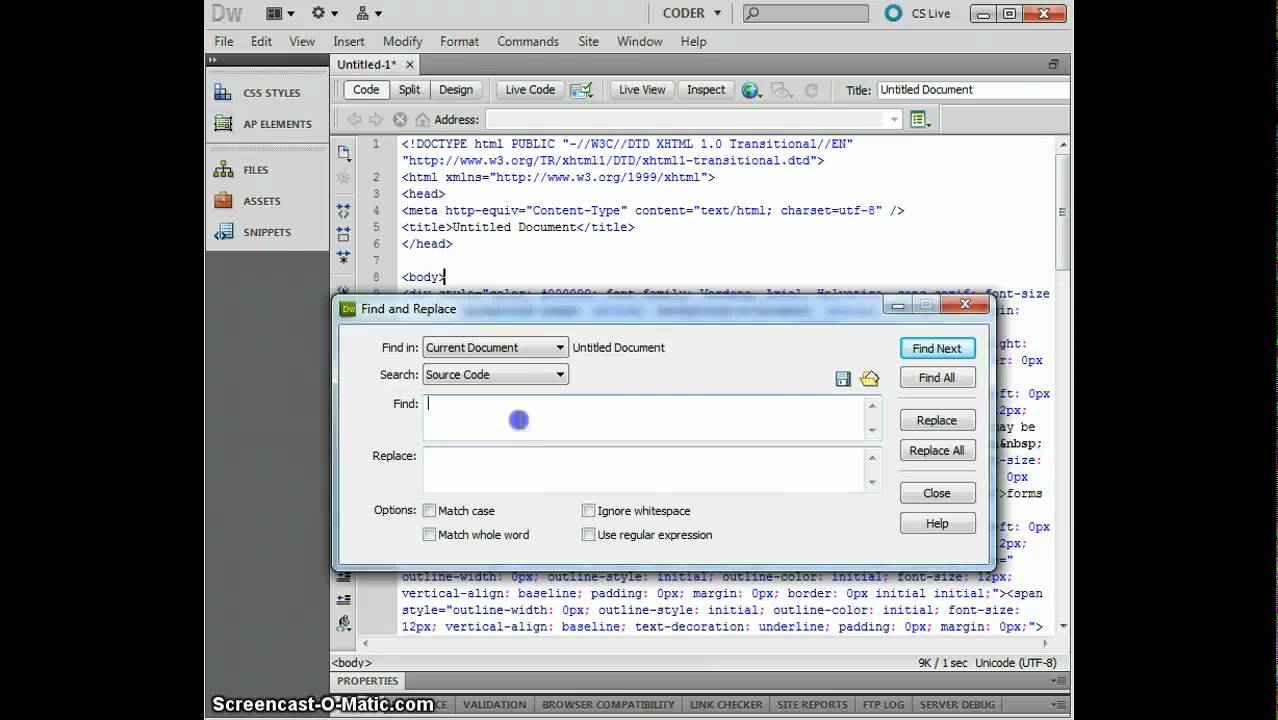 Remove all Inline CSS Styles Automatically Using Dreamweaver | Dieno ... Remove all Inline CSS Styles Automatically Using Dreamweaver | Dieno ...