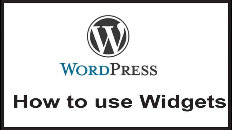 WordPress For Beginners – How to use Widgets in wordpress || Also Header & Background Image ...