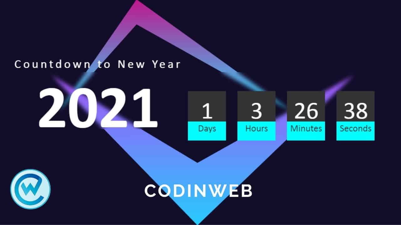 Countdown to New Year 2021: Coming soon page using Html CSS ... Countdown to New Year 2021: Coming soon page using Html CSS ...