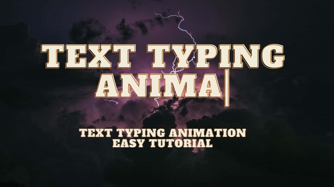 Auto Text Typing Animation Effect Using HTML CSS And JavaScript | Auto ... Auto Text Typing Animation Effect Using HTML CSS And JavaScript | Auto ...