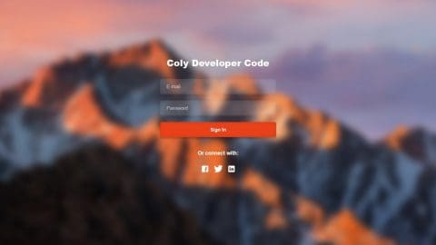 Clssic Login Page for Your Website | Using HTML & CSS | [Coly💜 Developer Code] | Dieno Digital ...