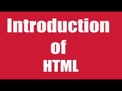 Do It Yourself – Tutorials – Introduction of HTML//Amrish Singh//Make your own website 2019 ...