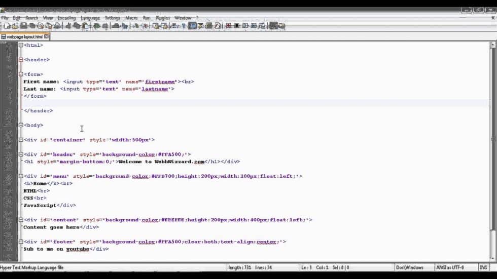 Do It Yourself – Tutorials – How to make your own simple website using ...