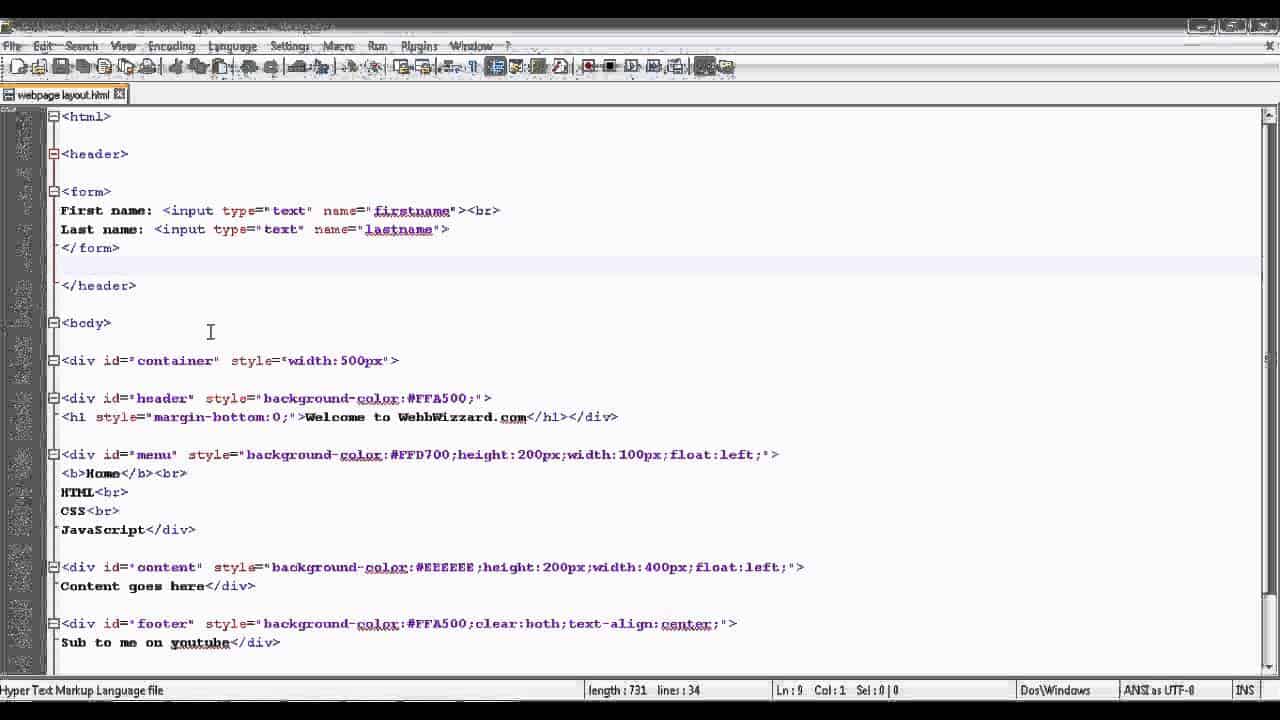 Do It Yourself – Tutorials – How to make your own simple website using ... Do It Yourself – Tutorials – How to make your own simple website using ...