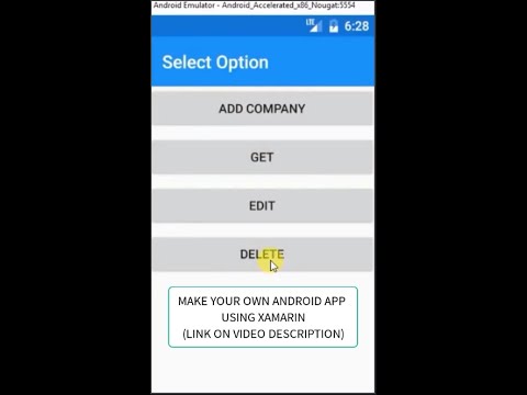Do It Yourself – Tutorials – Make Your Own Android App Using Xamarin (LINK ON VIDEO DESCRIPTION ...