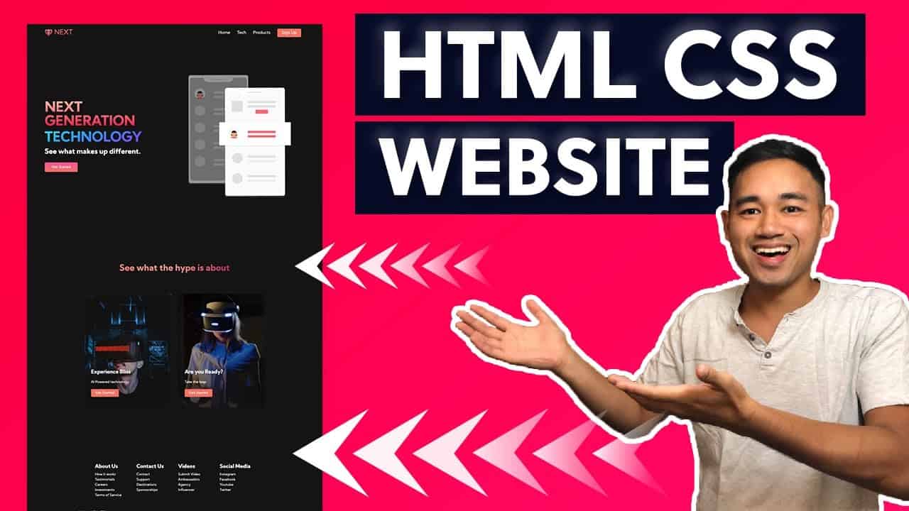 Do It Yourself Tutorials Html Css And Javascript Website Design Tutorial Beginner Project