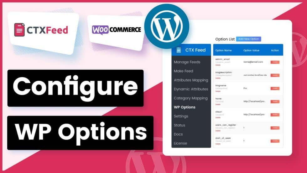 How To Use WordPress Options Into Feed | CTX Feed | WooCommerce Product Feed Manager – WebAppick ...
