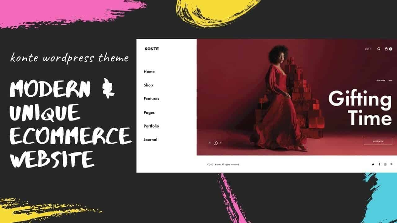Create Unique eCommerce Website | Minimal & Modern WooCommerce Theme | Konte WordPress Theme ...