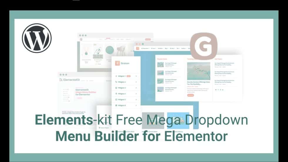 Elements Kit Free Mega Dropdown Menu Builder For Elementor – Free ...
