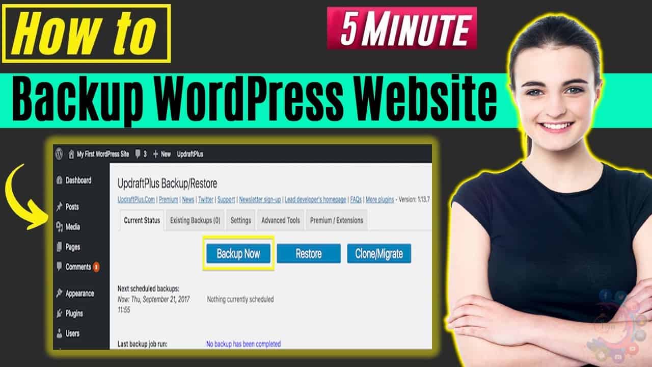 How to Backup WordPress Website 2022 [ 5 Minute ] | Dieno Digital Marketing Services