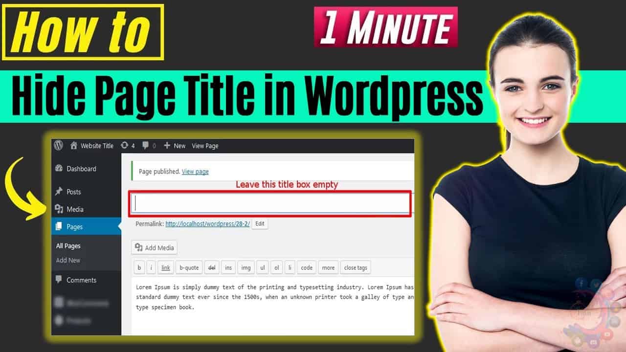 How to hide page title in wordpress 2022 | Dieno Digital Marketing Services How to hide page title in wordpress 2022 | Dieno Digital Marketing Services