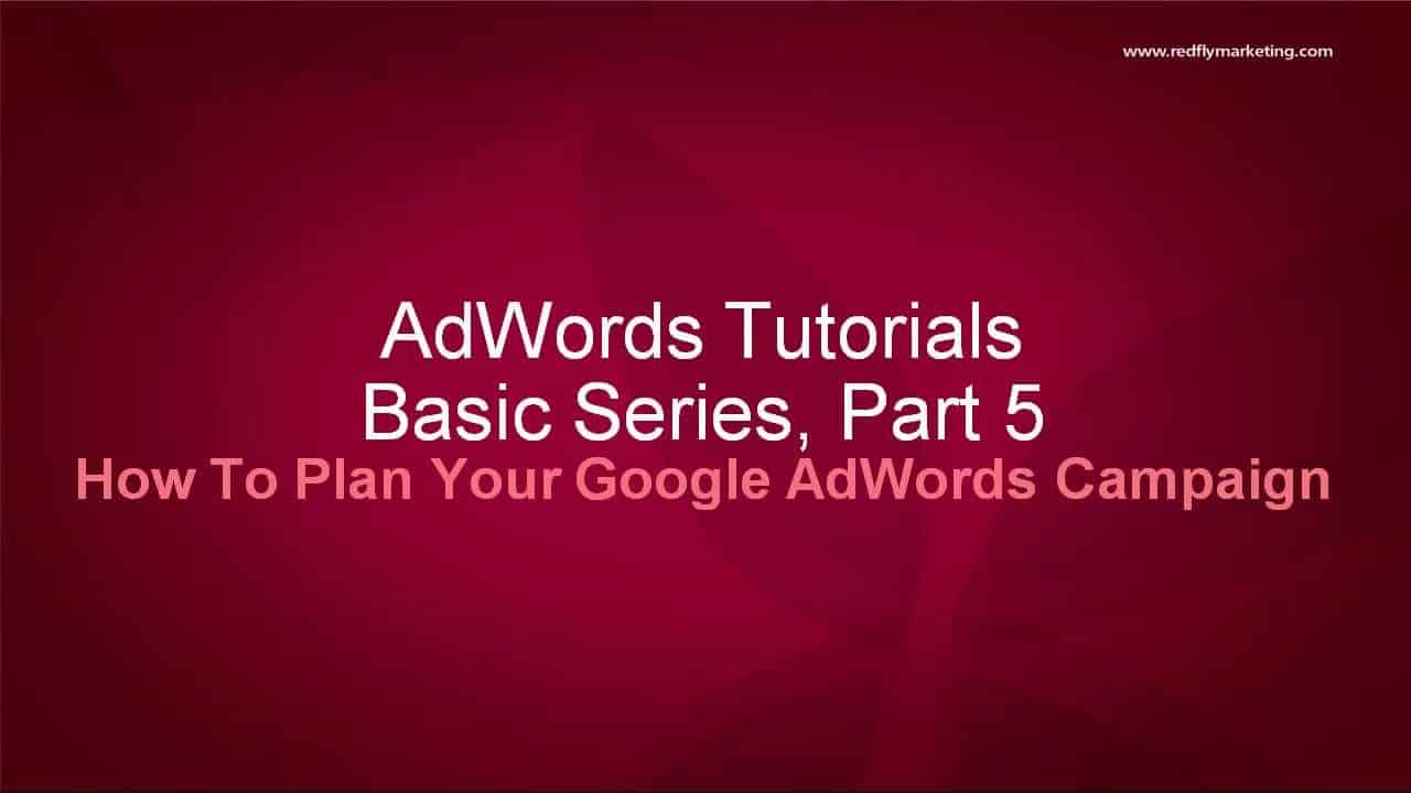 Digital Advertising Tutorials – Google AdWords Basics Tutorial 5 – How ... Digital Advertising Tutorials – Google AdWords Basics Tutorial 5 – How ...
