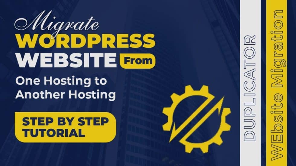 How to migrate the website from one hosting to other hosting using Free ...
