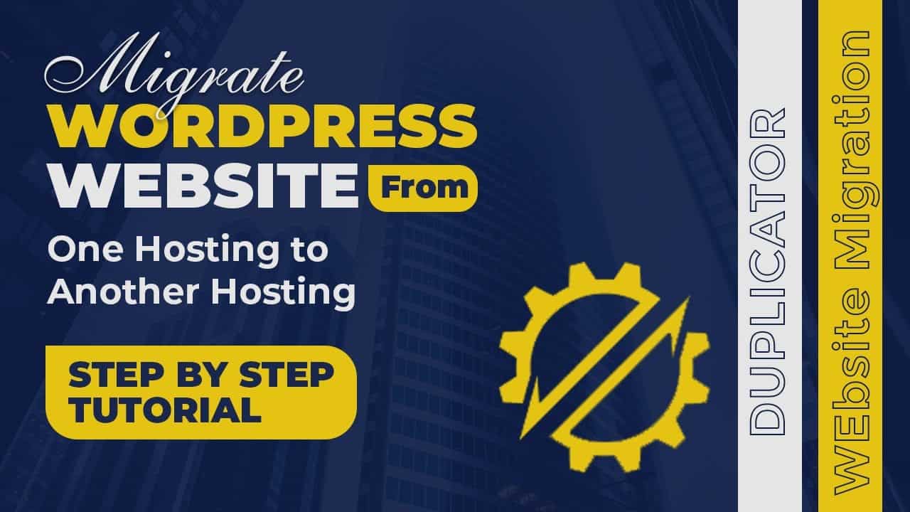 How to migrate the website from one hosting to other hosting using Free Duplicator plugin in ...
